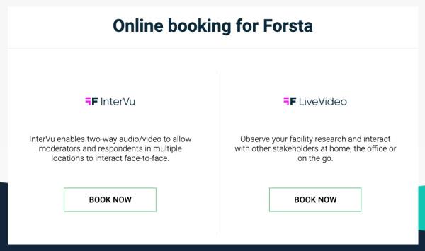 How to Book an InterVu Project – Forsta InterVu